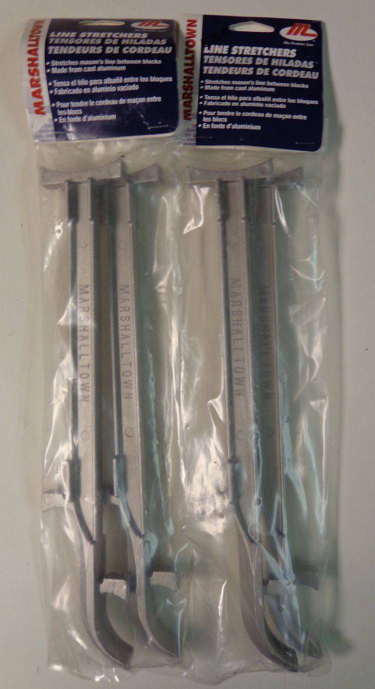 Marshalltown Aluminum Line Stretchers 8-10'', Set of 2