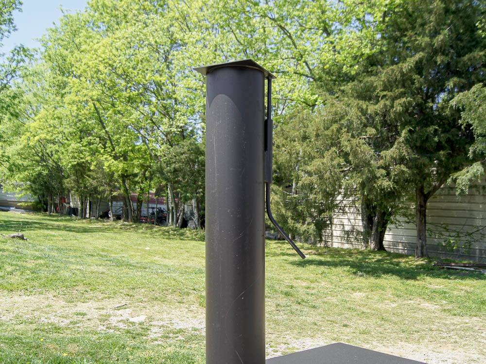 330 Gallon Pull Behind BBQ Smoker with Round Charcoal Grill 3500lb Axl