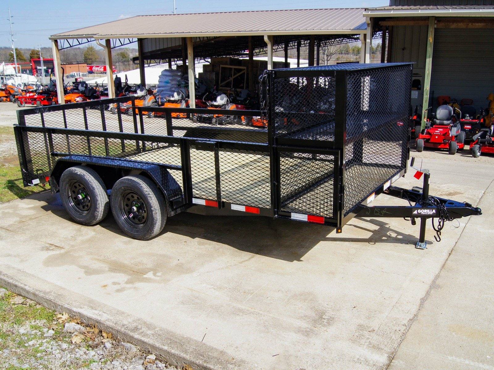 7x14 Powder Coated Dovetail Utility Trailer Stacked Baskets (2) 3,500l