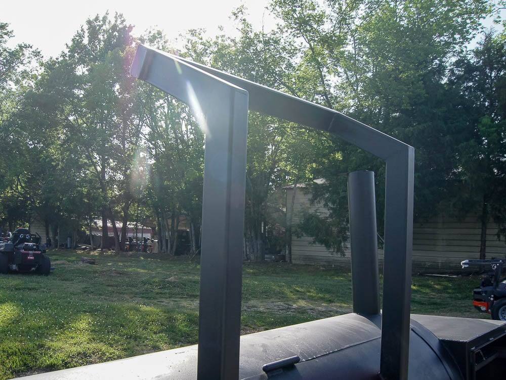 250 Gallon Pull-Behind BBQ Smoker Single Door with Counterweight 3500l
