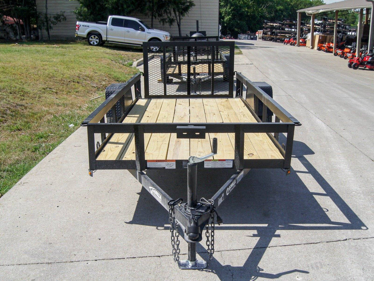 5x12 Powder Coated Dovetail Utility Trailer 3500lb Axle