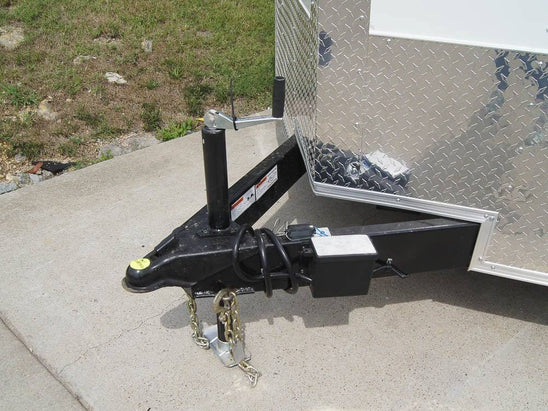 7x18 Hybrid Enclosed Trailer with Side Door (2) 5,200lb Axles Storage