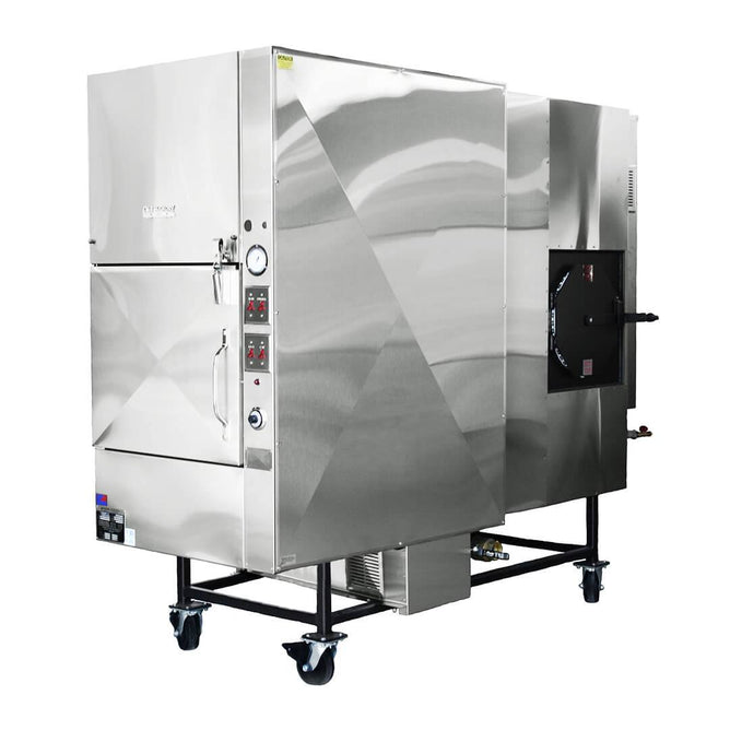 Ole Hickory Pits Model EL-ES BBQ Smoker Rotating 33 sq. ft. Surface