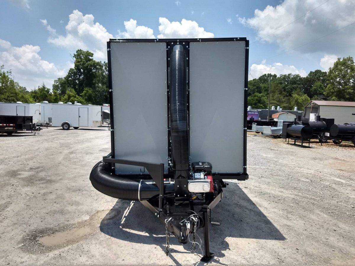 Trac Vac Model 288 Leaf Trailer with 13HP Champ