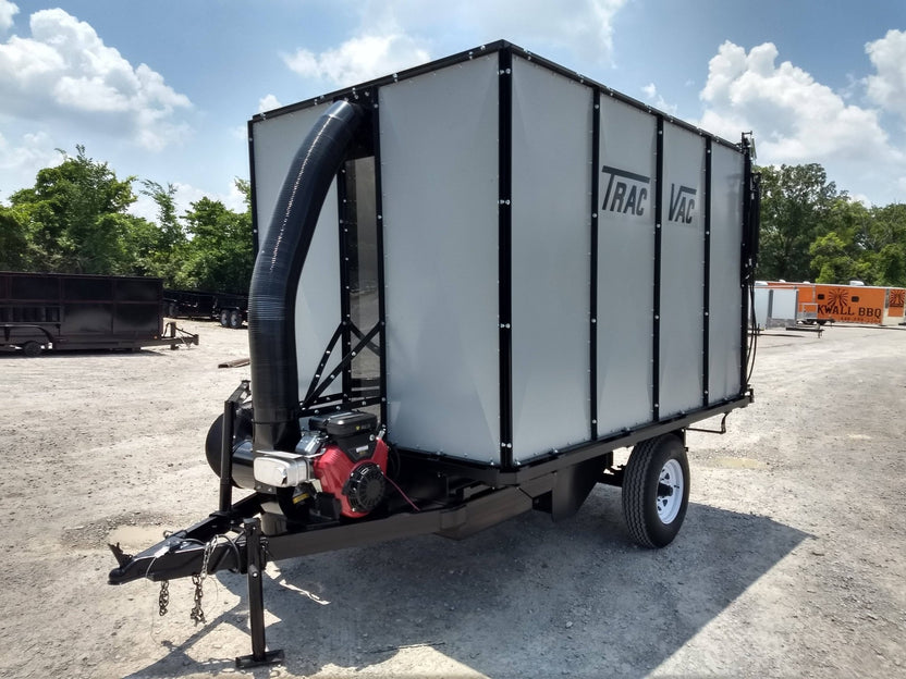 Trac Vac Model 288 Leaf Trailer with 13HP Champ