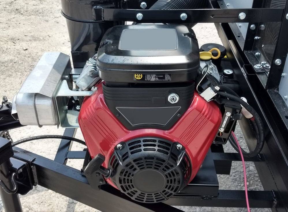 Trac Vac Model 288 Leaf Trailer with 13HP Champ