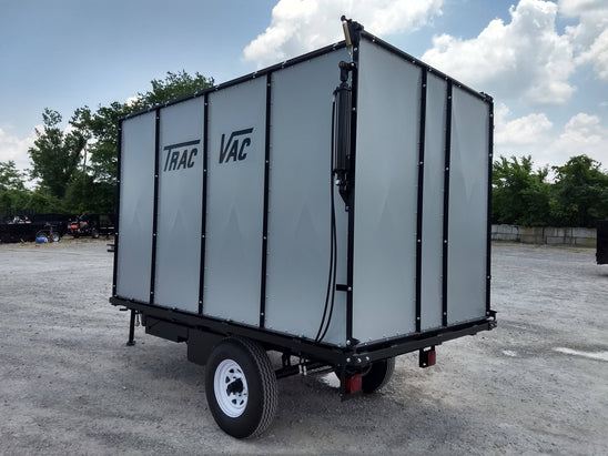 Trac Vac Model 288 Leaf Trailer with 13HP Champ