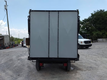 Trac Vac Model 288 Leaf Trailer with 13HP Champ