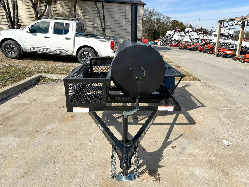 250 Gallon Pull Behind BBQ Charcoal Grill 3,500lb Axle