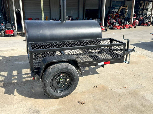 250 Gallon Pull Behind BBQ Charcoal Grill 3,500lb Axle
