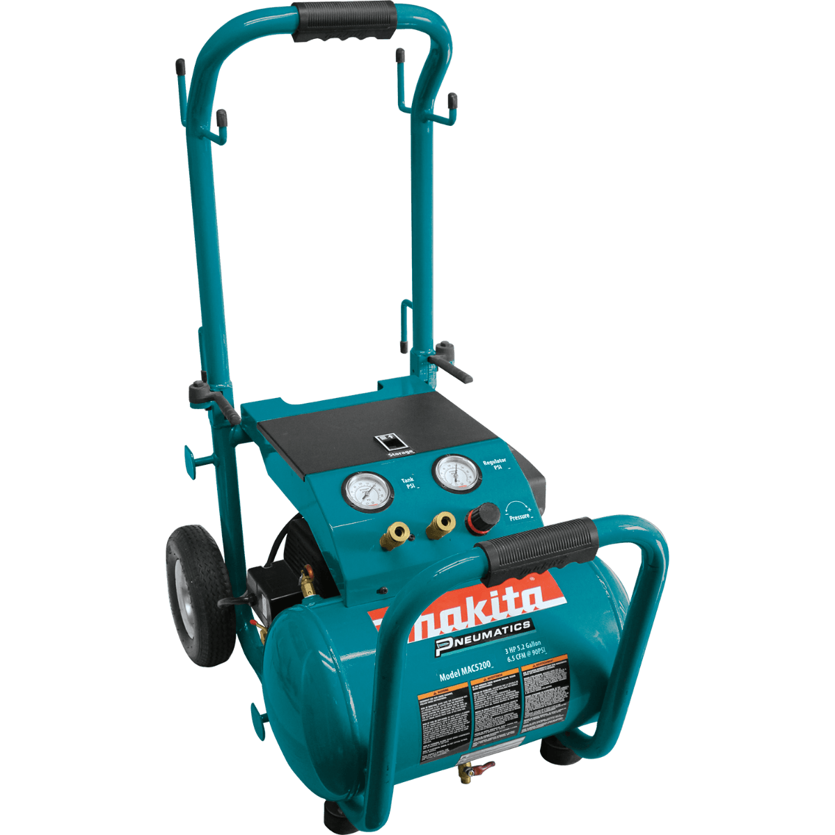 Makita MAC5200 5.2 Gallon Big Bore Electric Air Compressor 3.0 HP