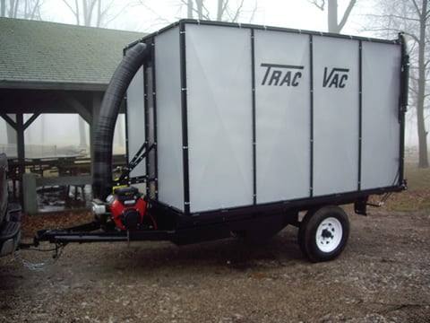 Trac Vac Model 288 Leaf Trailer with 13HP Champ