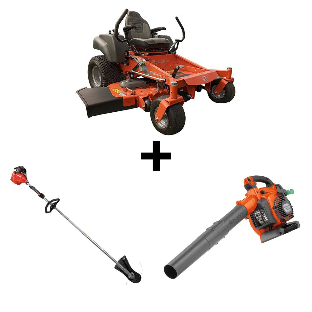 Husqvarna MZ54 54" Zero Turn Lawn Mower 24HP KAW Handheld Package Deal