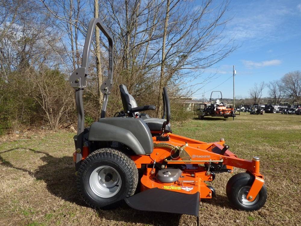 Husqvarna MZ54 Kaw 24HP ROPS Zero Turn Mower Utility Bundle