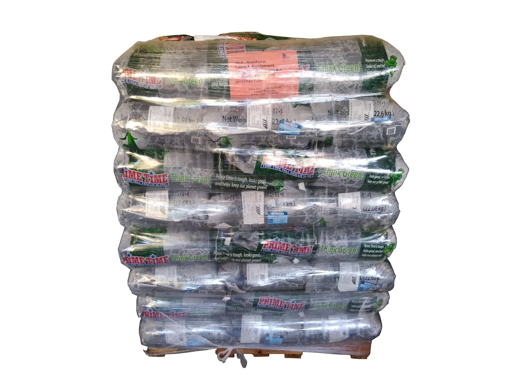 Prime Time Premium Tall Fescue Turf Grass Seed - Pack of 40 - 50 lbs.