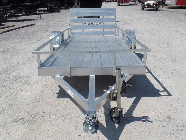 5'x12' All Aluminum Utility Trailer With Gate 3500 lb Axle