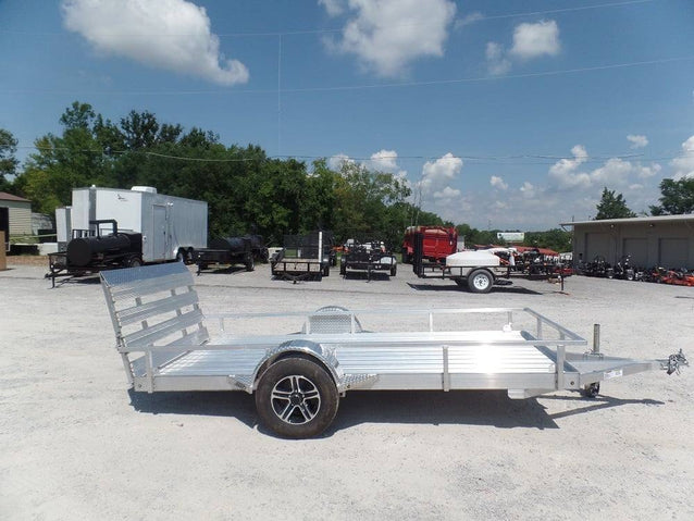 5'x12' All Aluminum Utility Trailer With Gate 3500 lb Axle