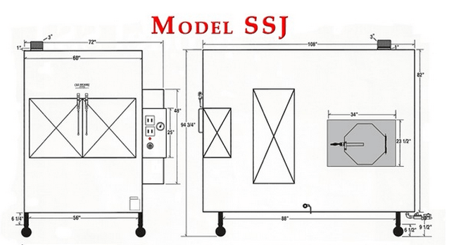 Ole Hickory Pits SSJ BBQ Smoker Commercial Rotating Racks 150 sq. ft.
