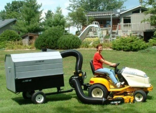 Trac Vac 560 Lawn Mower Bagger Vacuum Pull Behind 6.5 hp Briggs