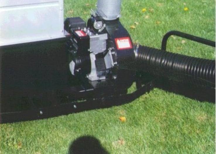 Trac Vac 580 Lawn Mower Bagger Vacuum Pull Behind 6.5 hp Briggs