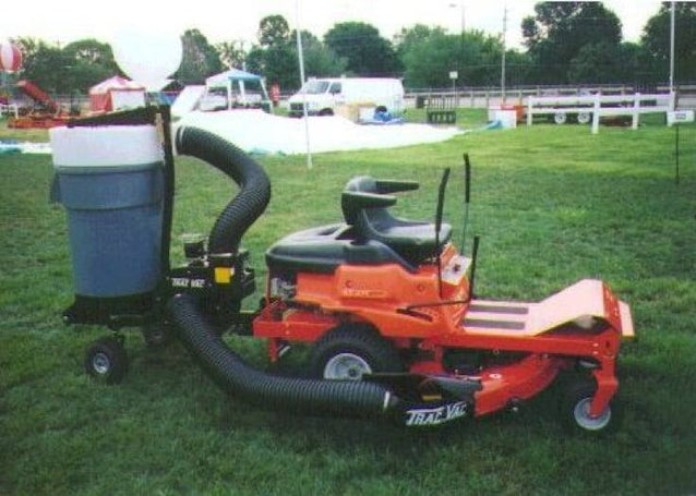 Trac Vac 452 Lawn Mower Bagger Vacuum Pull Behind 6.5 hp Engine