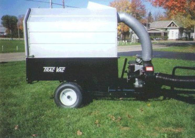 Trac Vac 580 Lawn Mower Bagger Vacuum Pull Behind 6.5 hp Briggs