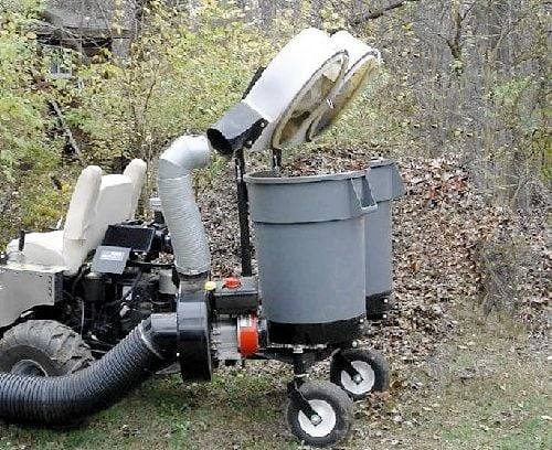 Trac Vac Model 662 Lawn Mower Bagger Vacuum 6.5 HP Briggs 3-Point Hitc