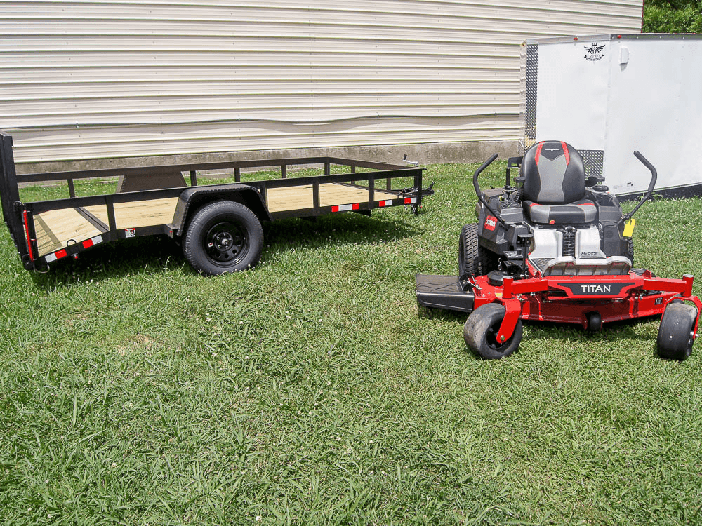 Toro 75315 Titan MyRIDE Zero Turn Mower 54" Util Trailer Bundle